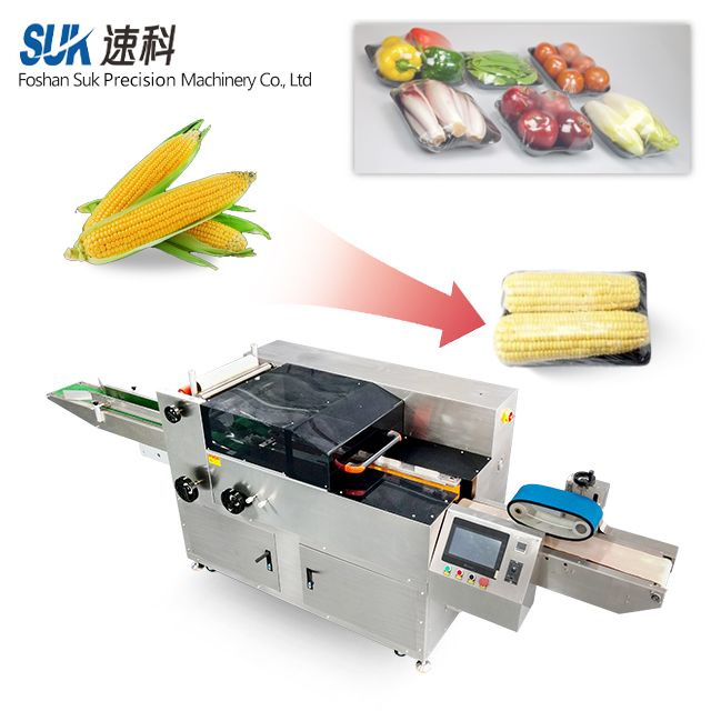SUK Fruit & Vegetable High Speed Cling Film Packaging Machine - Foshan ...